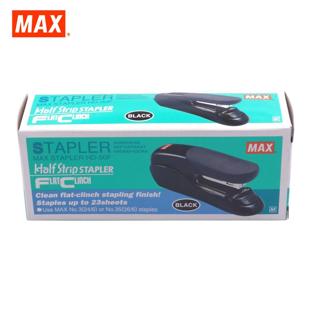 Max Stapler HD-50F Black - Reliable Office Staplers | MAX